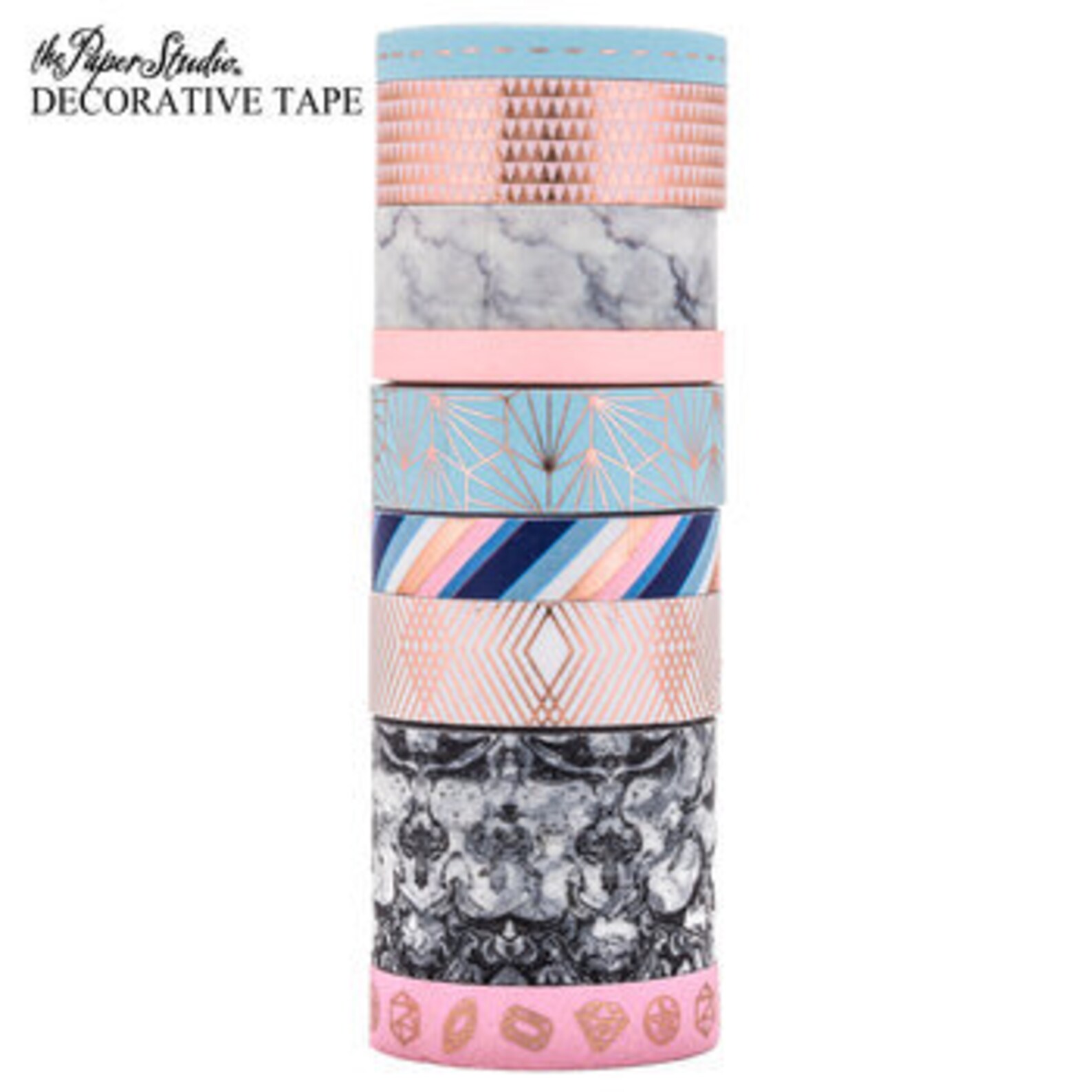 9 Rolls Rose Quartz & Serenity Washi Tapes by the Paper Studio - Etsy