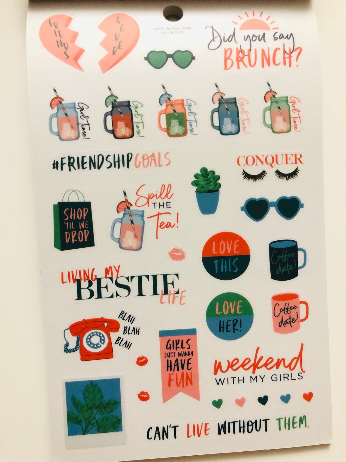 461pc Friendship Stickers Pack by Agenda 52 the Paper Studio - 15 ...