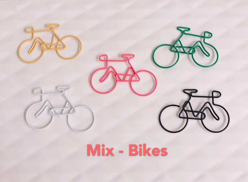 9 Options of Paper Clips Bundle Sets - Animal Creatures/bikes Clips ...