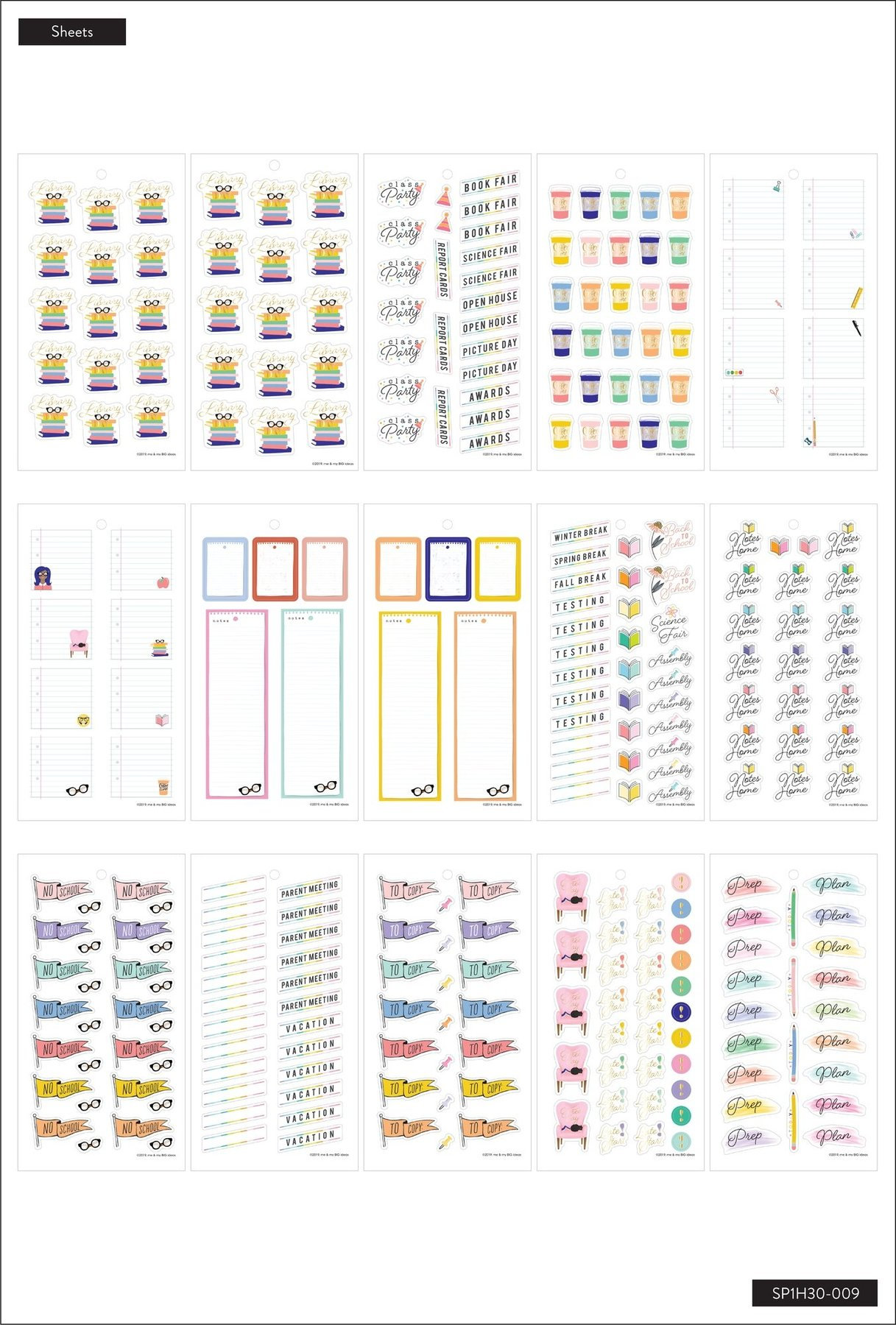 3 Options of BIG Value Stickers Books by Happy Planner - 700 Rad ...