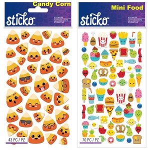 12 Styles of Cute Stickers by Sticko - Coffee/mini Road Trip/donuts ...