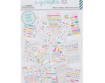 Agenda 52 Stickers | Etsy