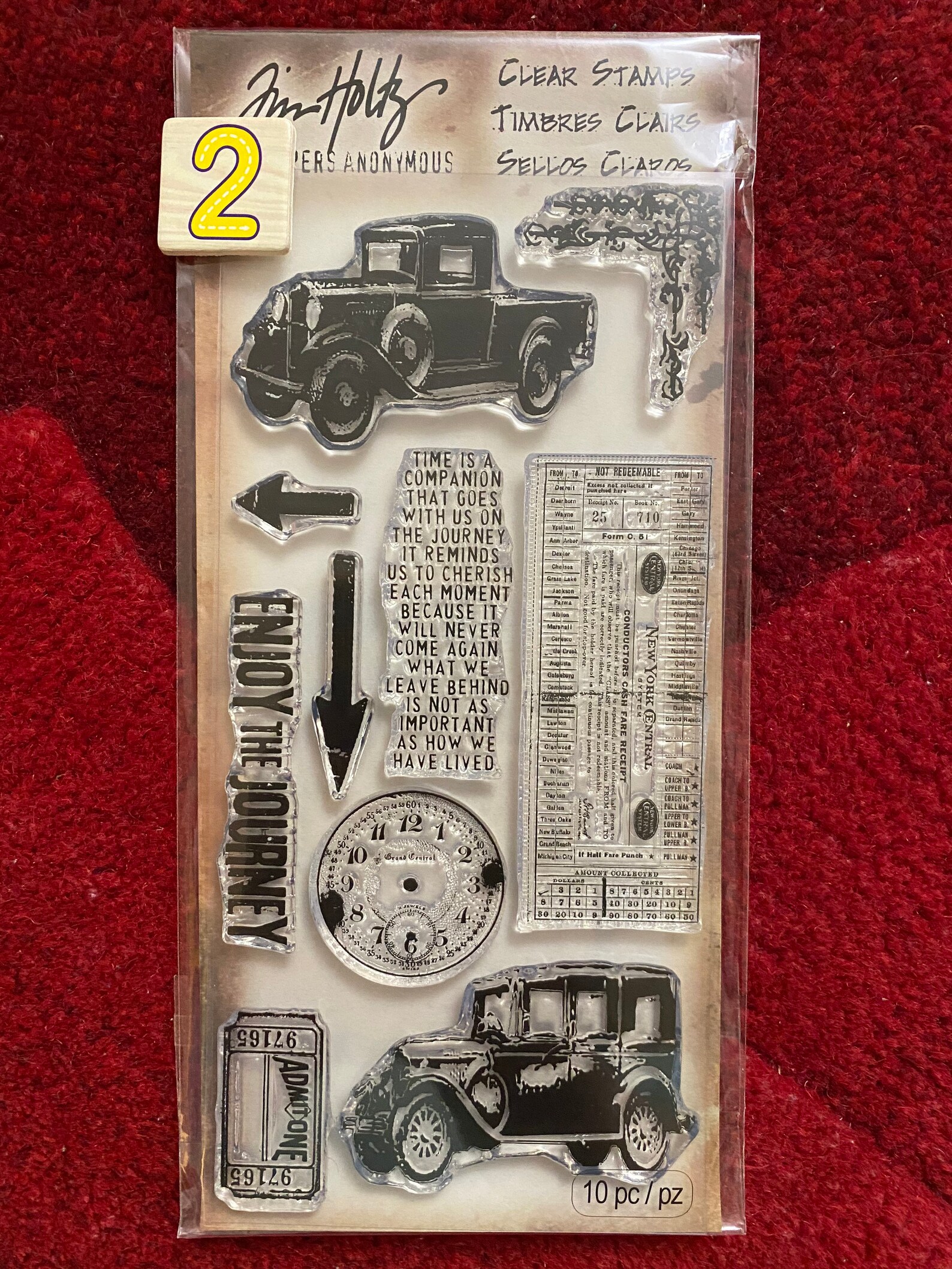 7 Options of Tim Holtz Clear Stamps Sets 4x9.25 Crazy - Etsy