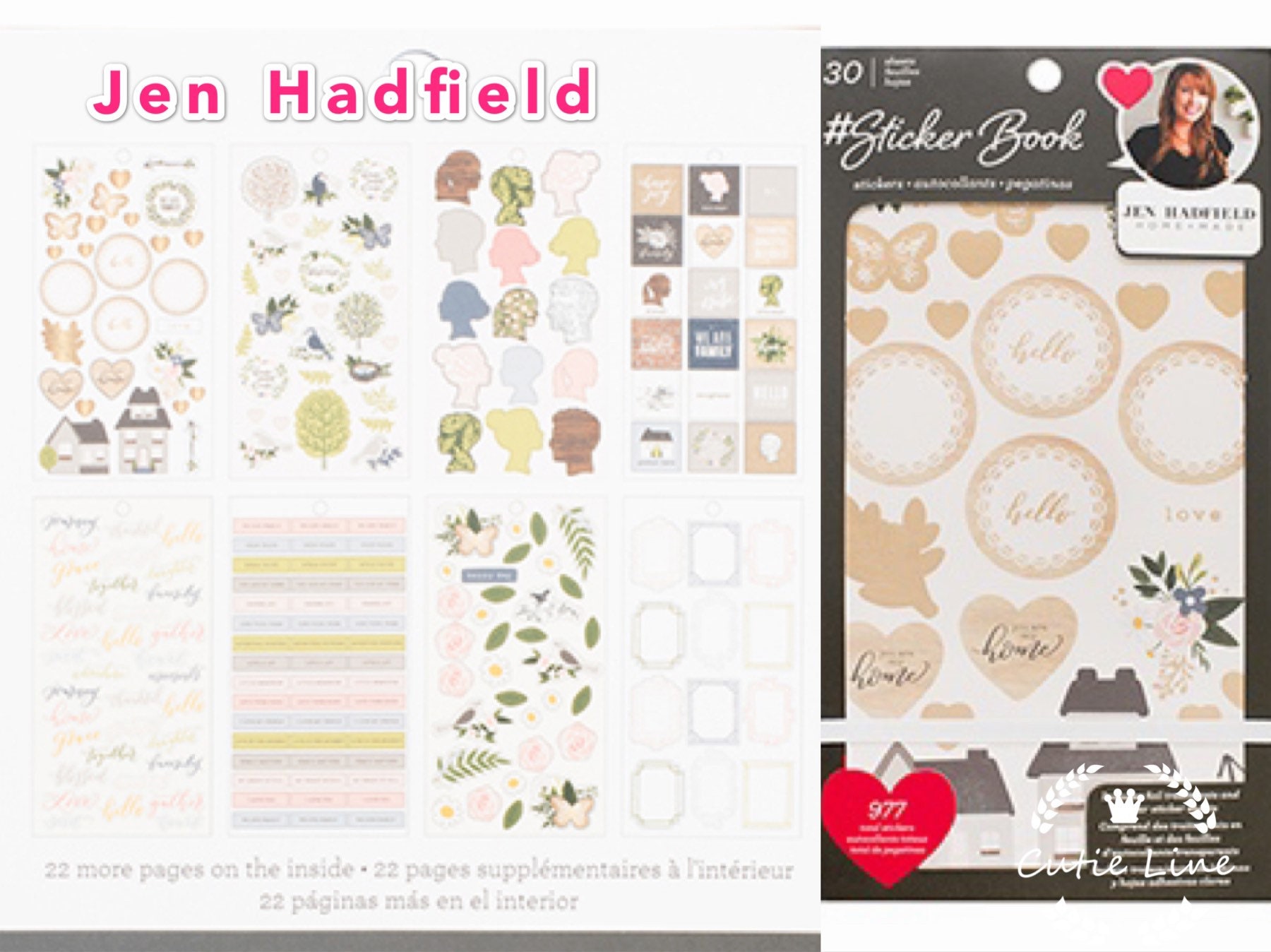 9 Options of Sticker Books-jen Hadfield/1canoe2/heidi - Etsy UK