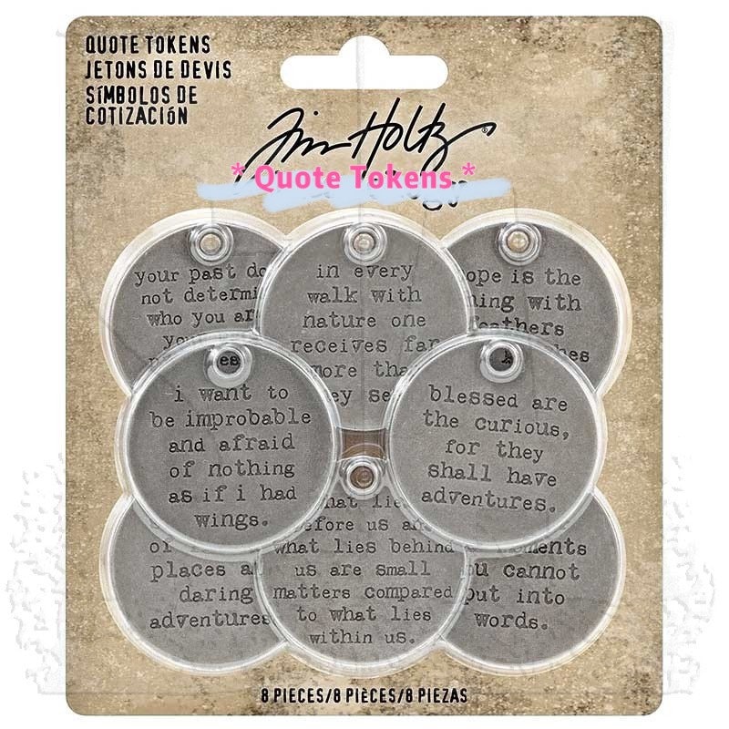 9 Options of Tim Holtz Ideaology-plaquettes/salvaged Dolls/silverware ...