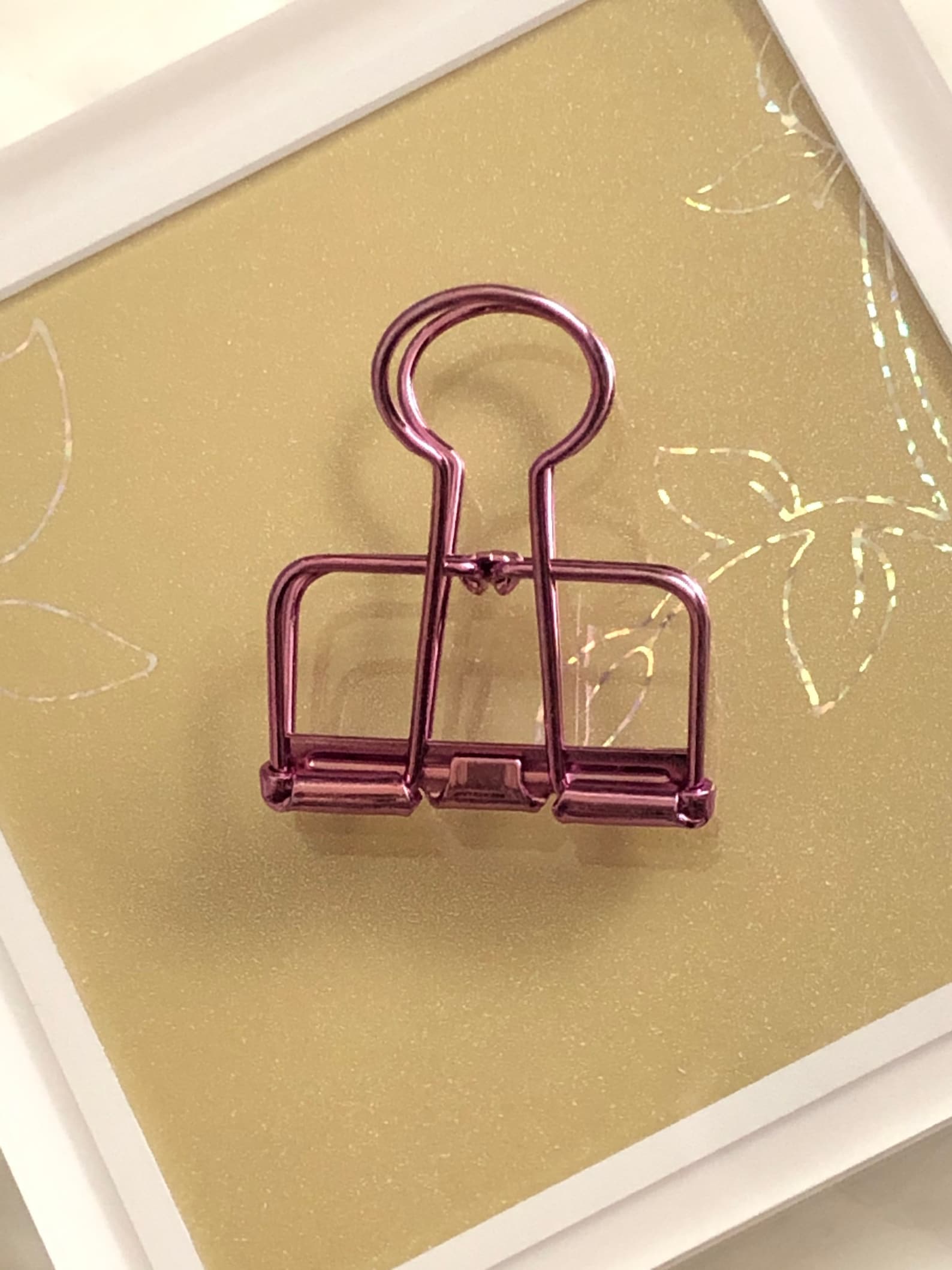 6 Colors of Planner Clips Hollow Binder Clips-office/binder/decorative ...