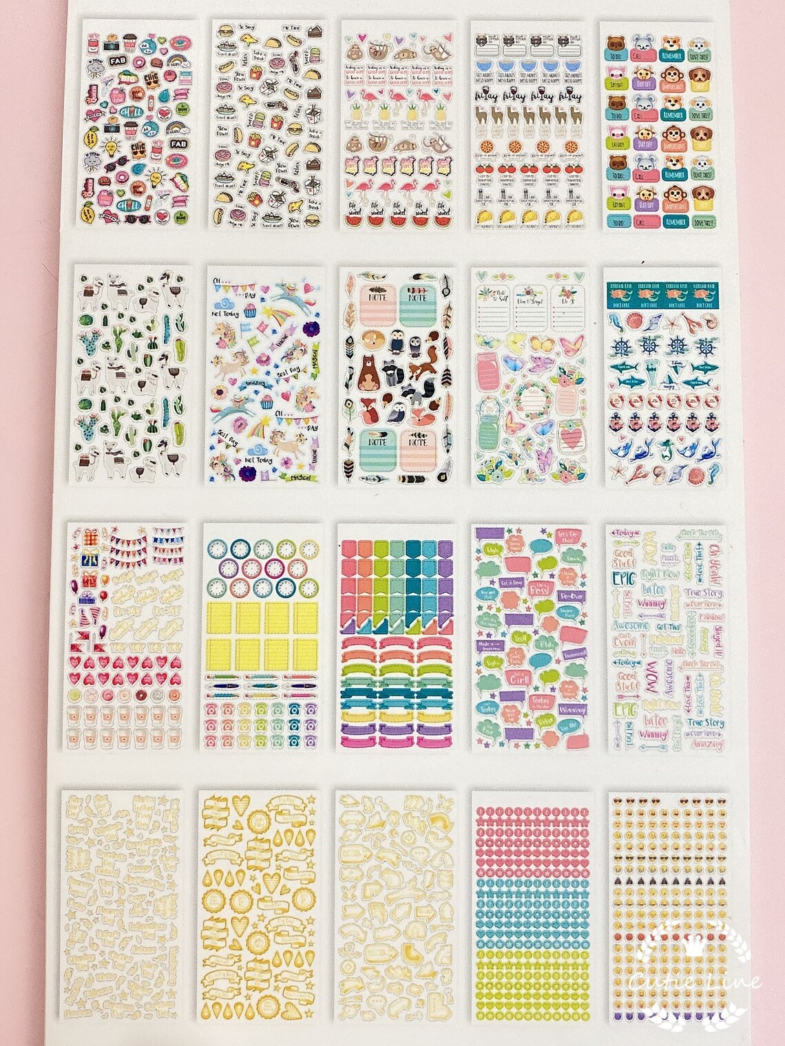 1490pc Dream Big Value Stickers Book by Love Nicole Function | Etsy