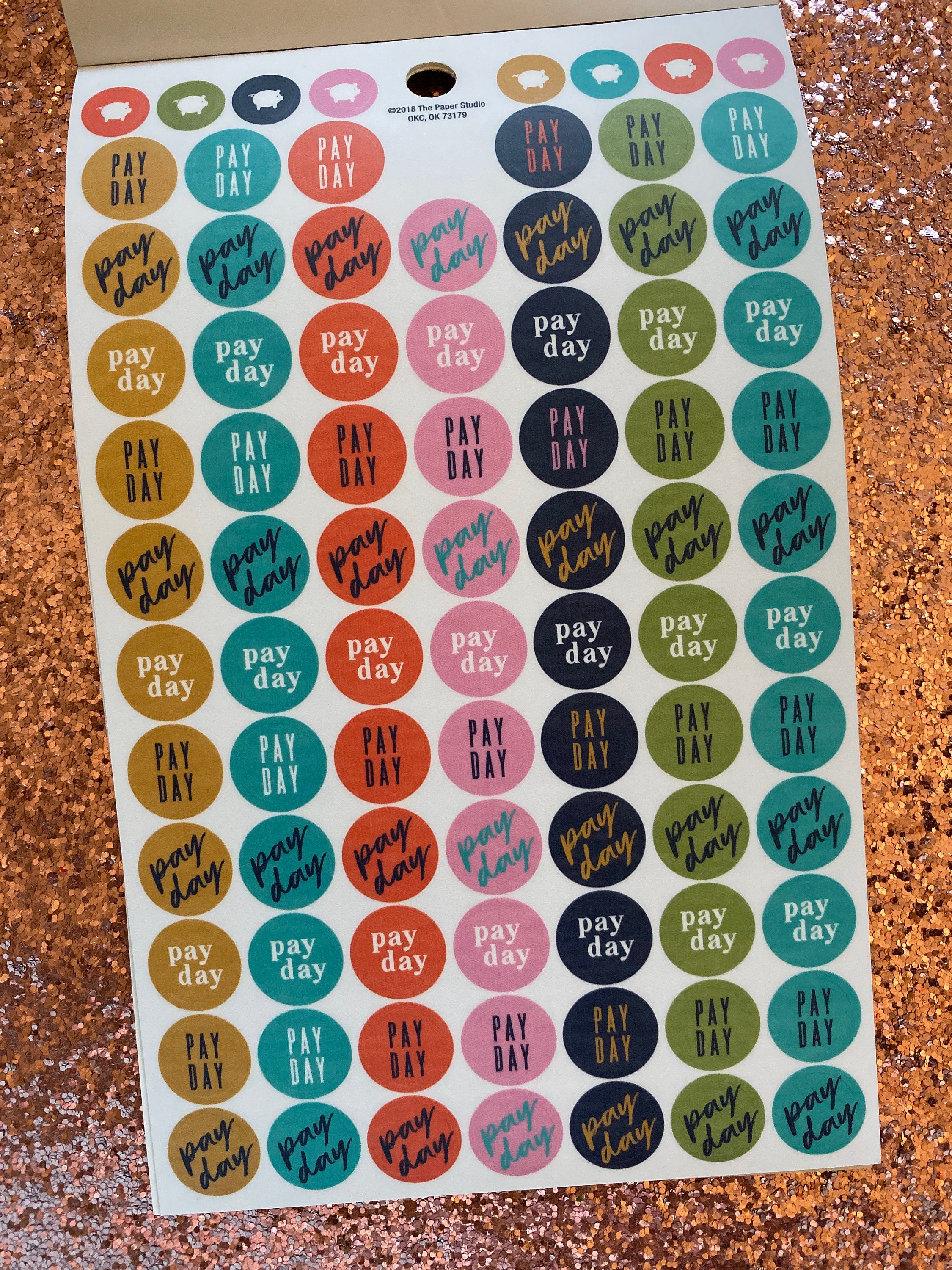 611pc Budget Stickers Pack by Agenda 52 Paper Studio Budget | Etsy