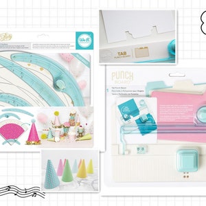 2 Options of We R Memory Keepers Punch Board Tab Punch / DIY Party ...