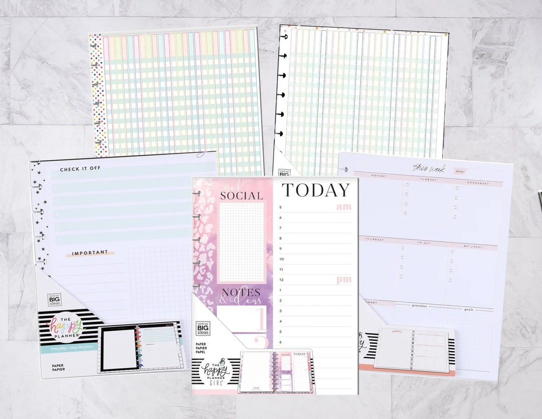 Happy Planner Classic Refill Paper Packs - Teacher Checklists/teacher ...