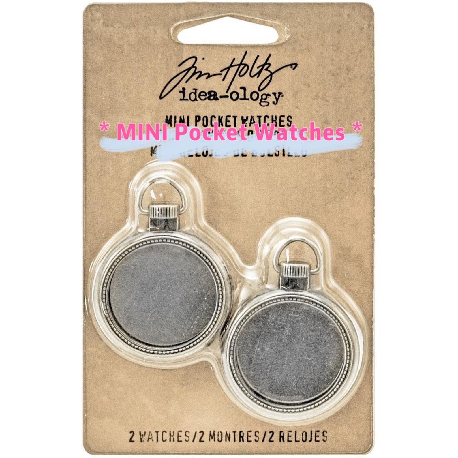 7 Options of Tim Holtz Ideaology-watch Cameos/corners/measurements ...