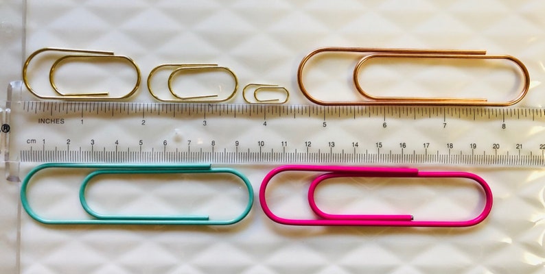 6 Options of 3.75 Paper Clips-long - Etsy