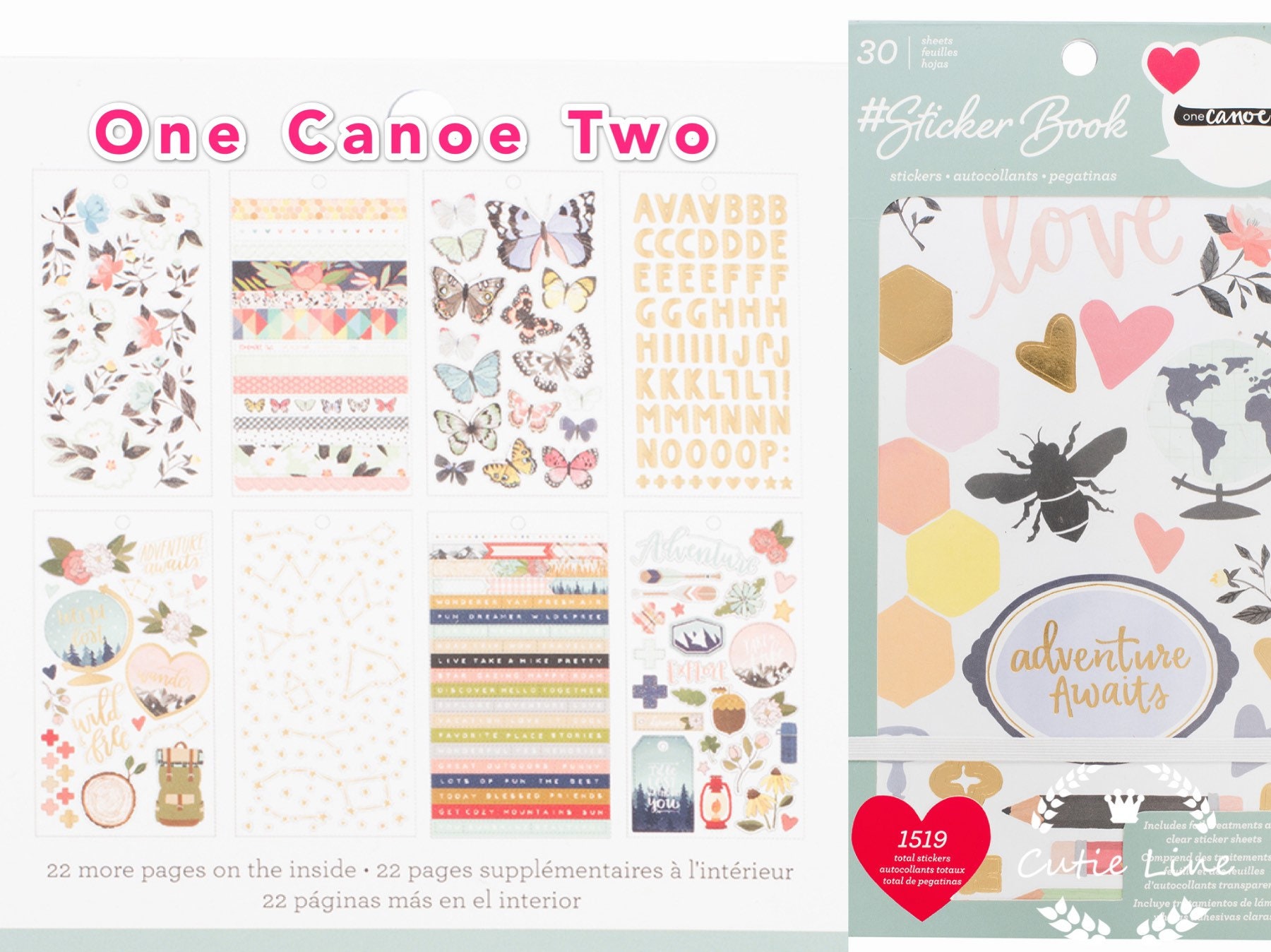 9 Options of Sticker Books-jen Hadfield/1canoe2/heidi - Etsy UK