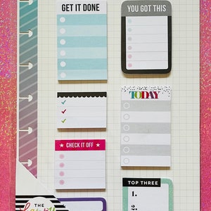 Happy Planner Sticky Notes - Appointments/homelife/checklists - Daily ...
