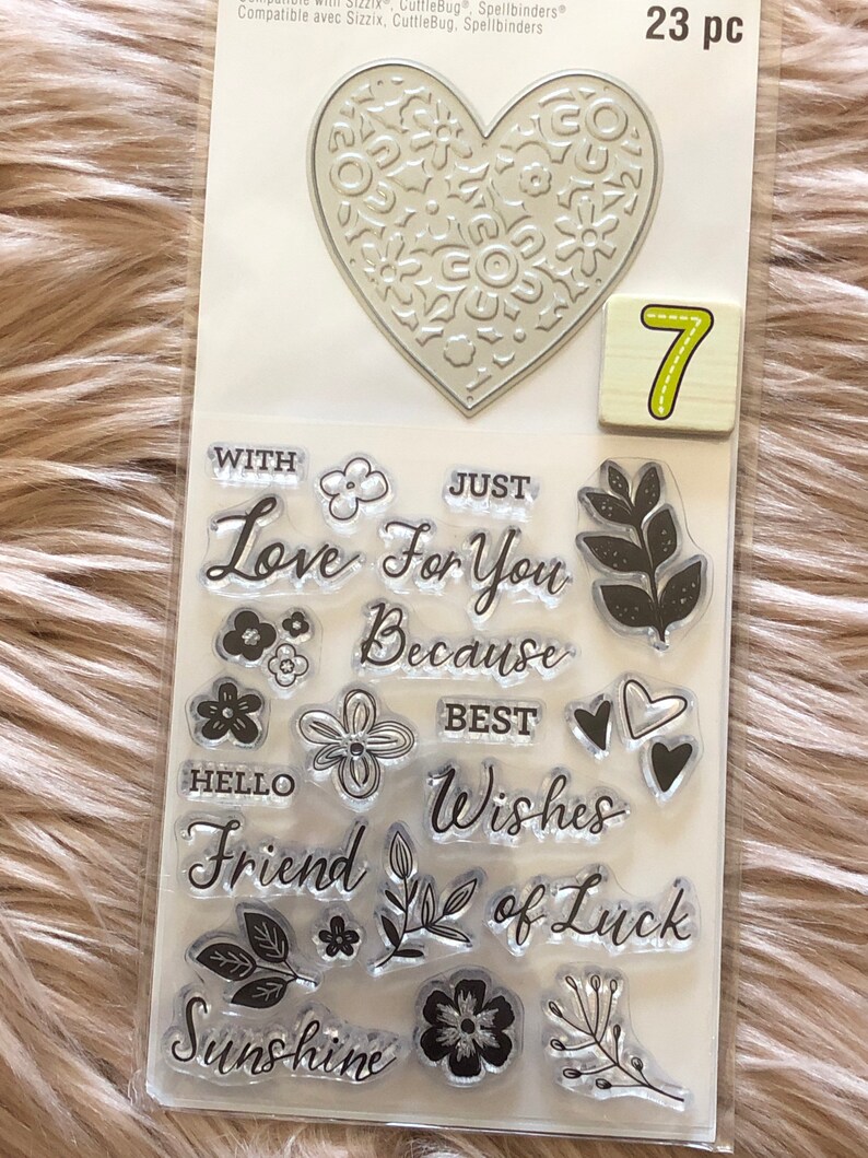 8 Options of Recollections Stamps Dies sets Handwritten | Etsy