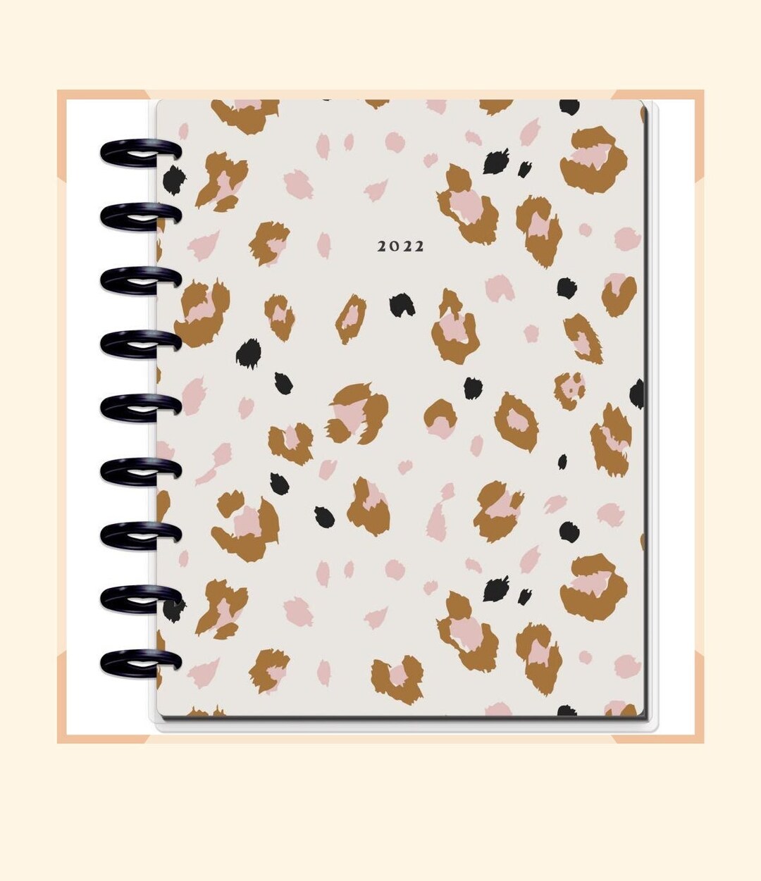 Agenda classique joyeux 12 mois jungle neutre daté - 7 x 9,25 pouces ...