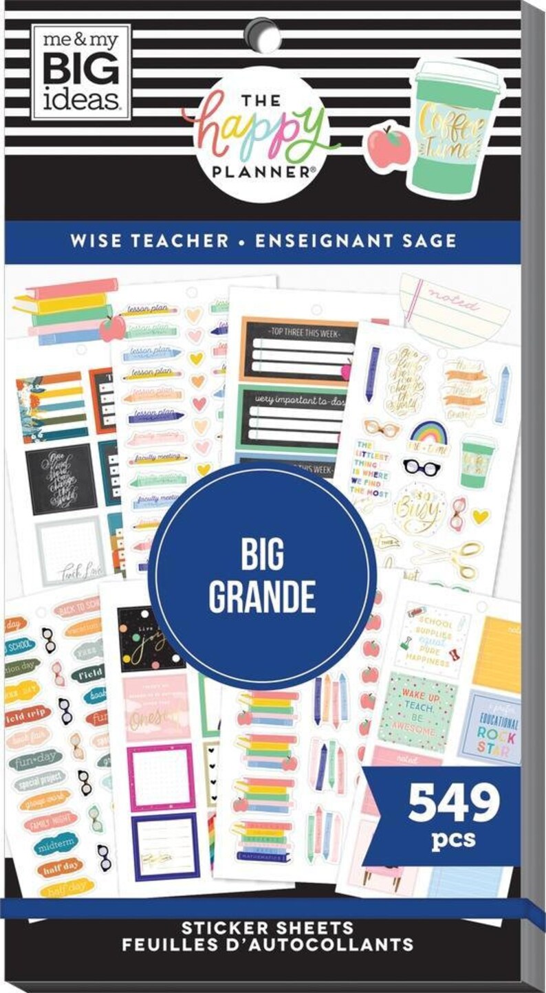 3 Options of BIG Value Stickers Books by Happy Planner - 700 Rad ...