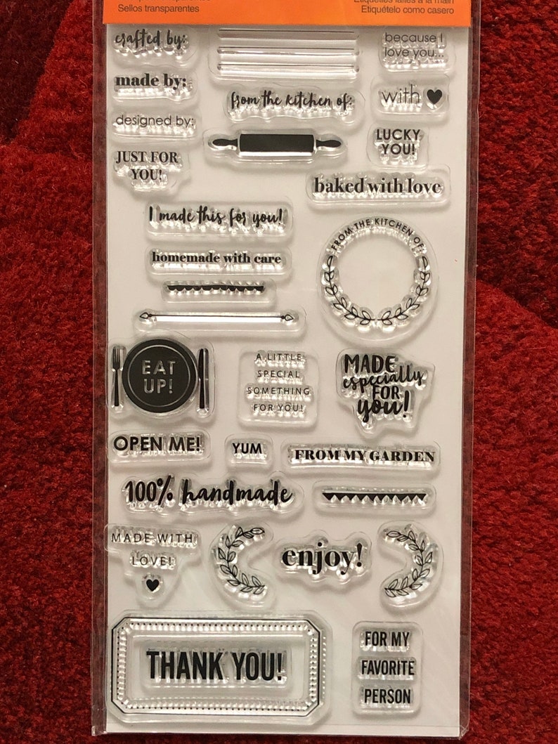 8 Options of Fiskars Clear Stamps Sets Peacock/roam/celebrate - Etsy