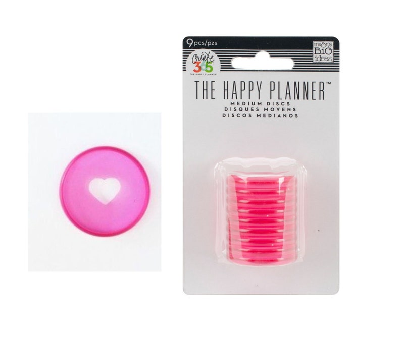 Happy Planner Disc Rings Sets in 3 Size: Big/classic/mini Me - Etsy