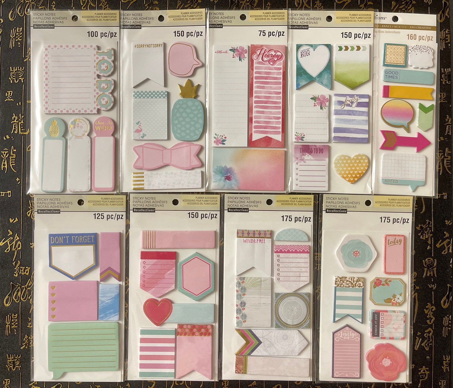 9 Options Recollections Foil Sticky Notes Planner Notes/page - Etsy