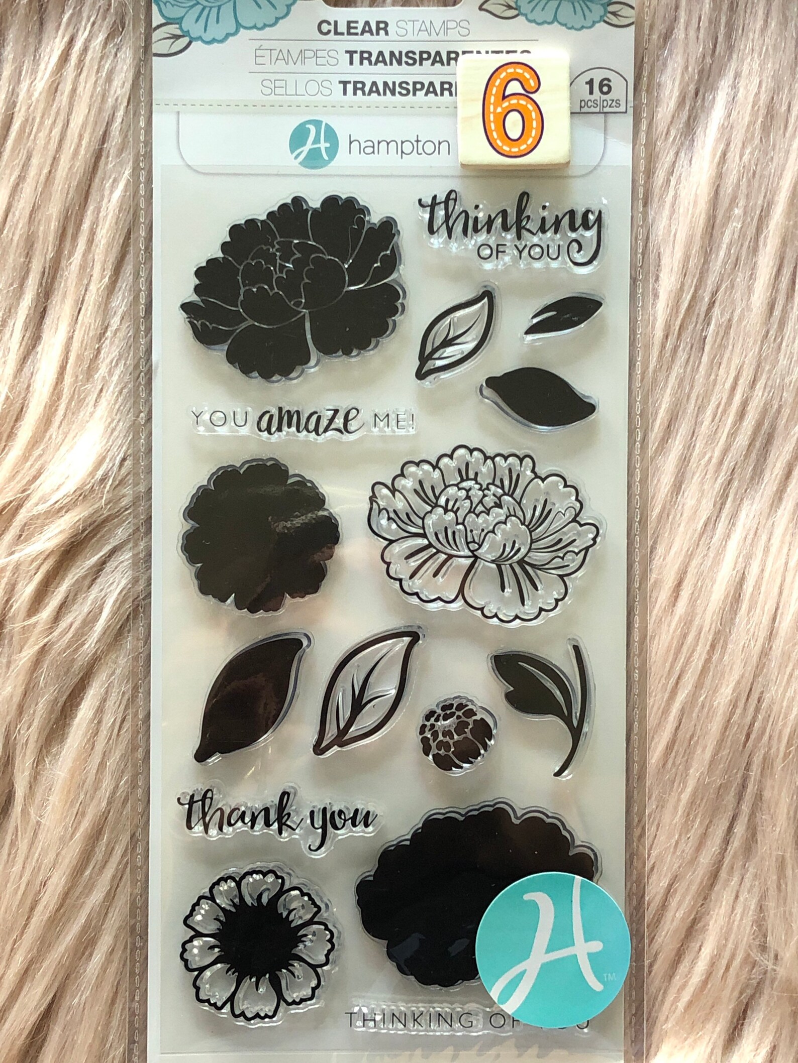 7 Options Clear Stamps by Hampton Art-layer Stamps Sets-4 1/4”x10 ...