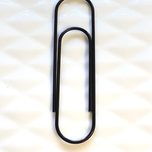6 Options of 3.75” Paper Clips-long Clips-black/green/pink/gold ...