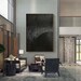 Pure Black Abstract Art Black 3D Textured Painting Black Wall - Etsy