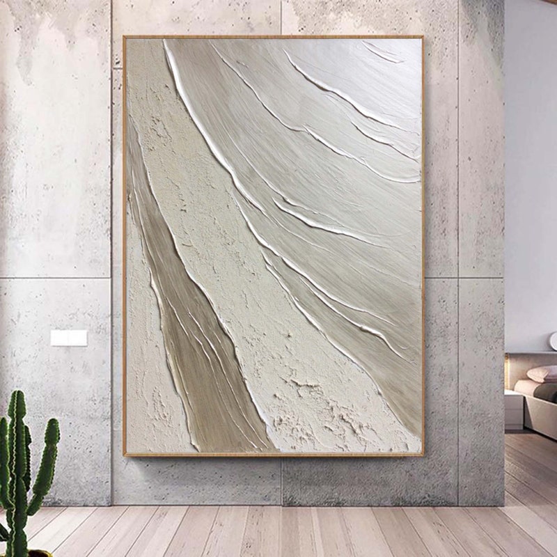 Silver Abstract Art - Etsy