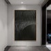 Pure Black Abstract Art Black 3D Textured Painting Black Wall - Etsy