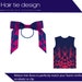 Sport Hair Bows | Netball Ribbon | Sport Team Hair Ribbon | Netball ...
