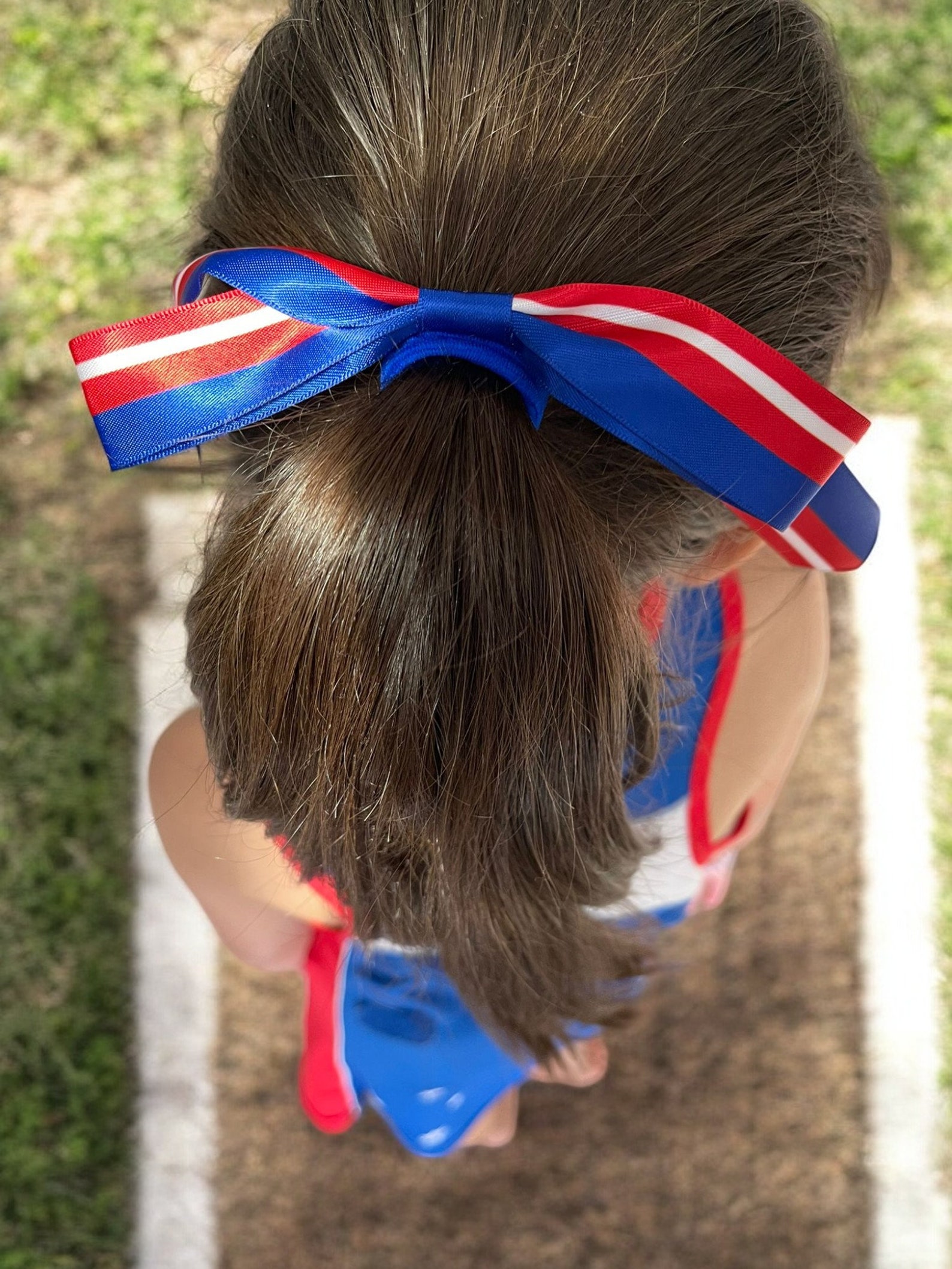 Sport Hair Bows | Netball Ribbon | Sport Team Hair Ribbon | Netball ...