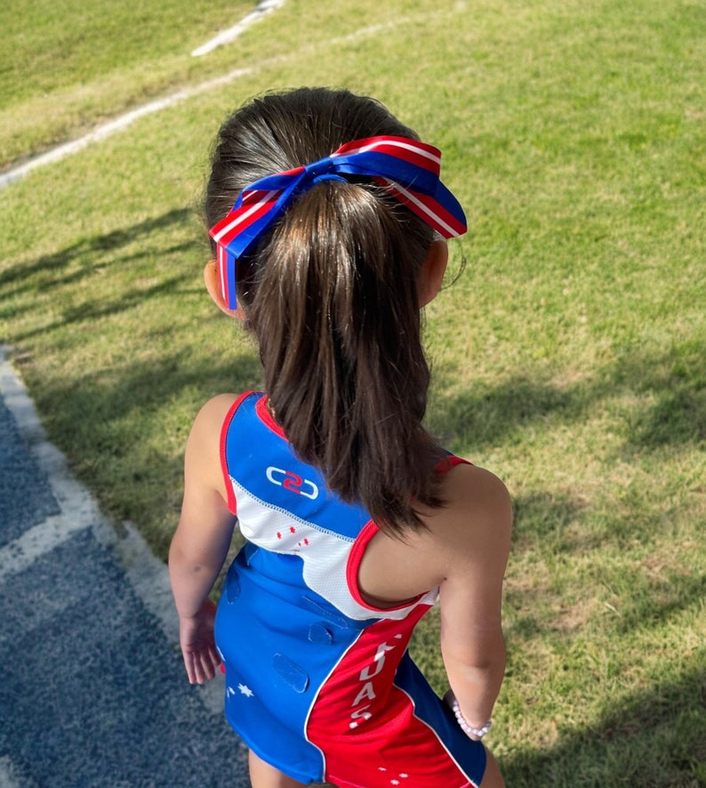 Sport Hair Bows | Netball Ribbon | Sport Team Hair Ribbon | Netball ...