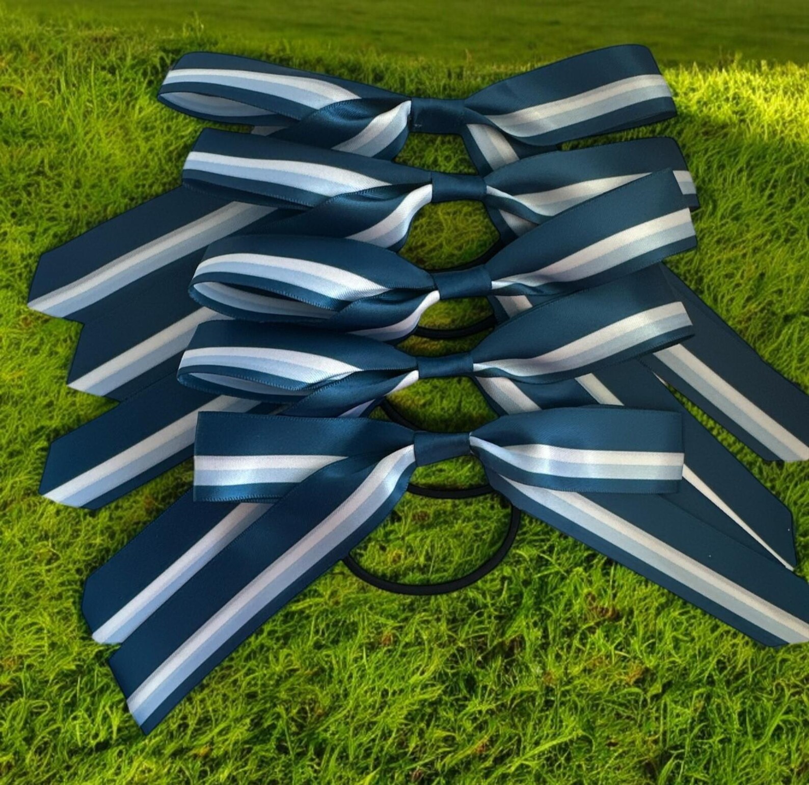 Sport Hair Bows | Netball Ribbon | Sport Team Hair Ribbon | Netball ...