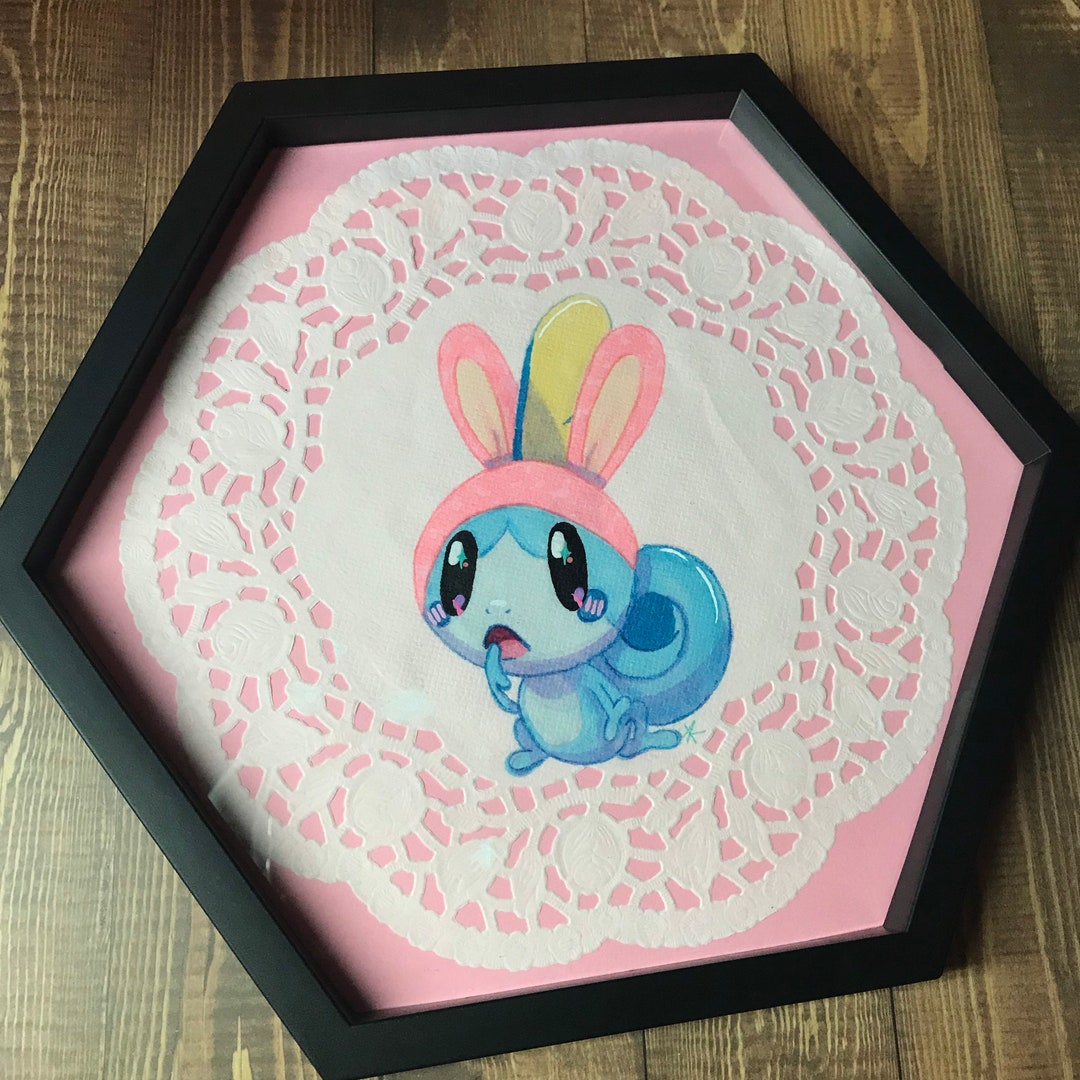 Sobble Doily Art - Etsy