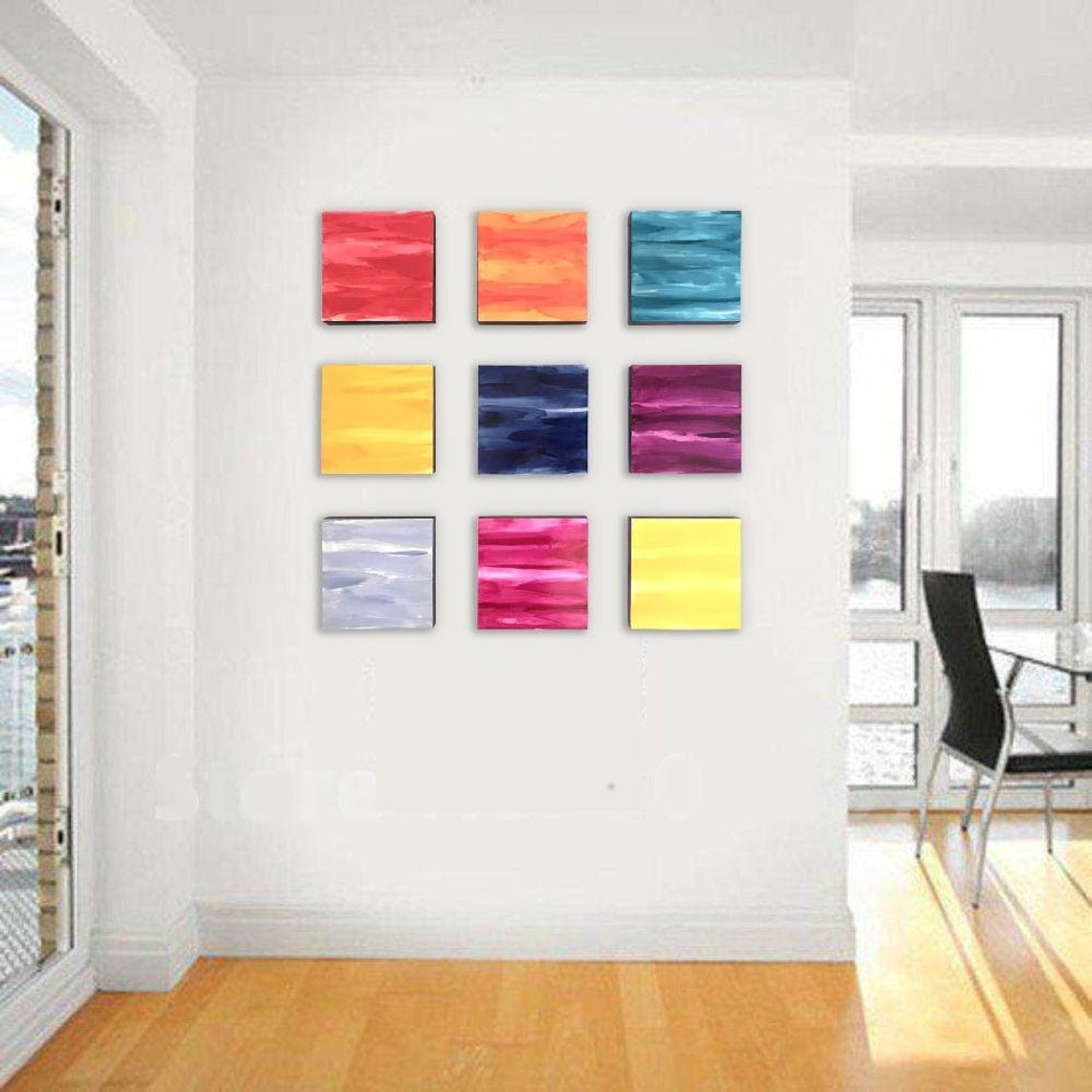 3D Wall Art, Colorful 3D Wall Sculpture, Wall Sculpture, Abstract, 3D ...