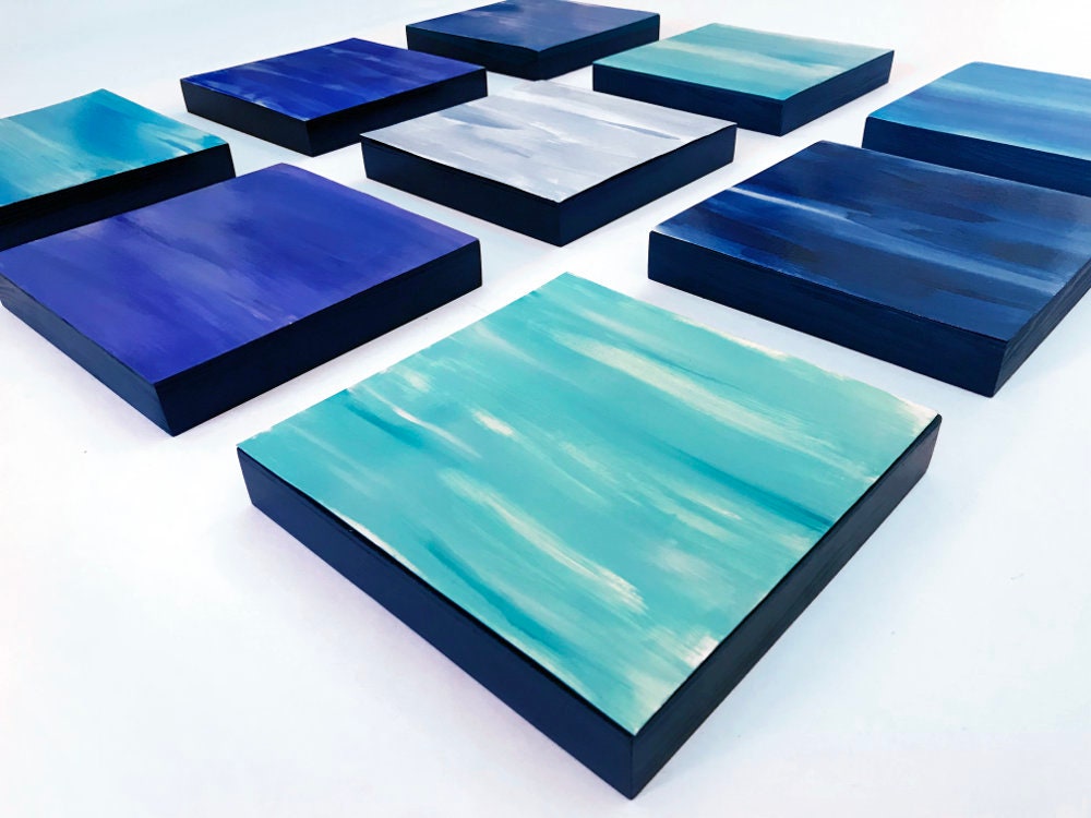 Modern Wall Art, Lobby Art, Installation Art, Colorful Wall Art, Large ...