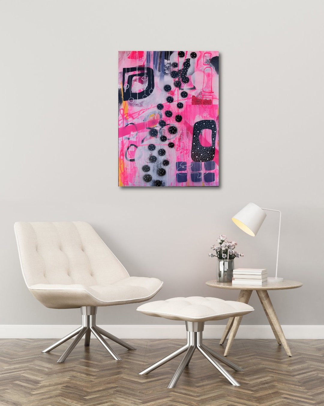 Colorful Abstract Art, Modern Wall Art, Art, Original Painting ...