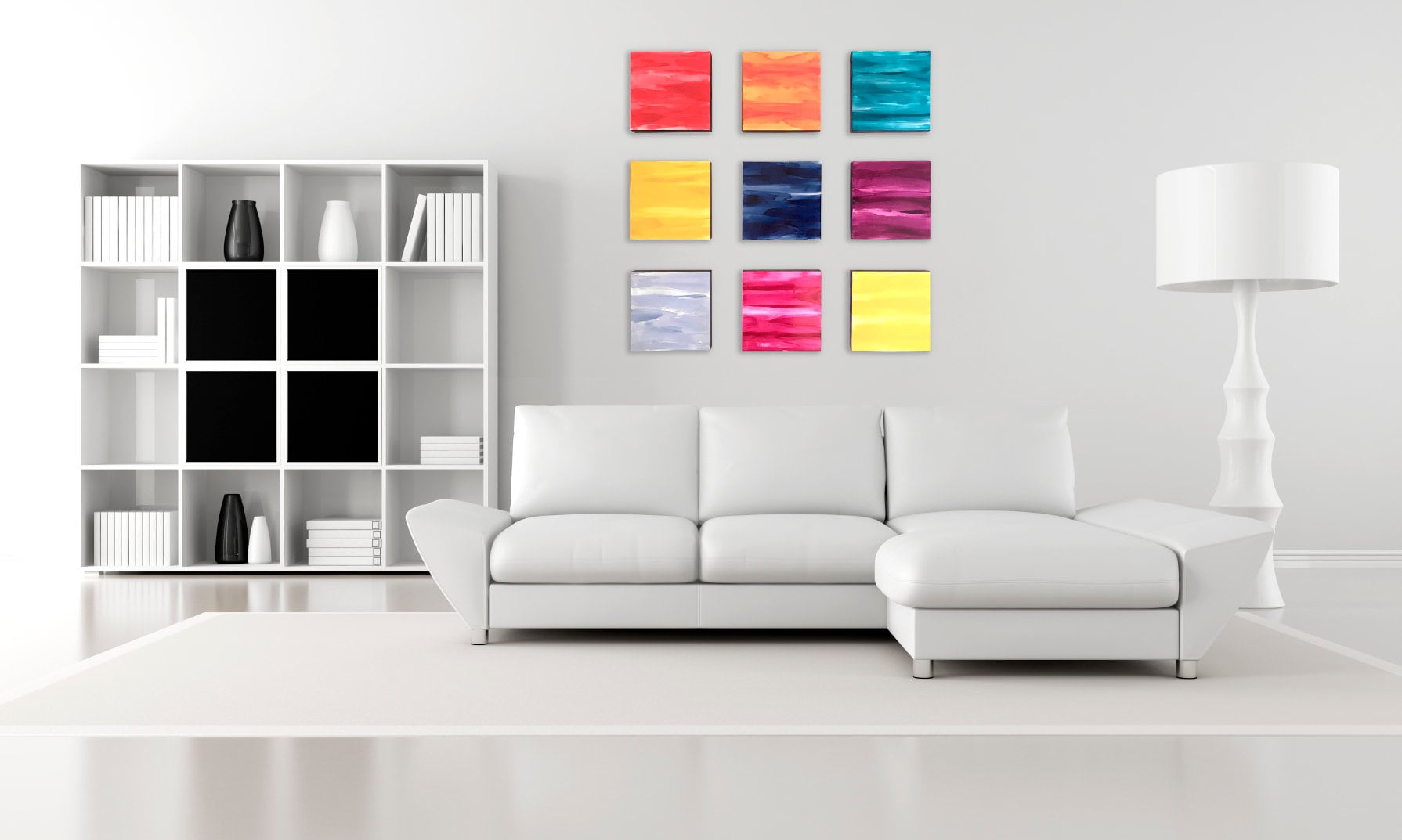 3D Wall Art, Colorful 3D Wall Sculpture, Wall Sculpture, Abstract, 3D ...