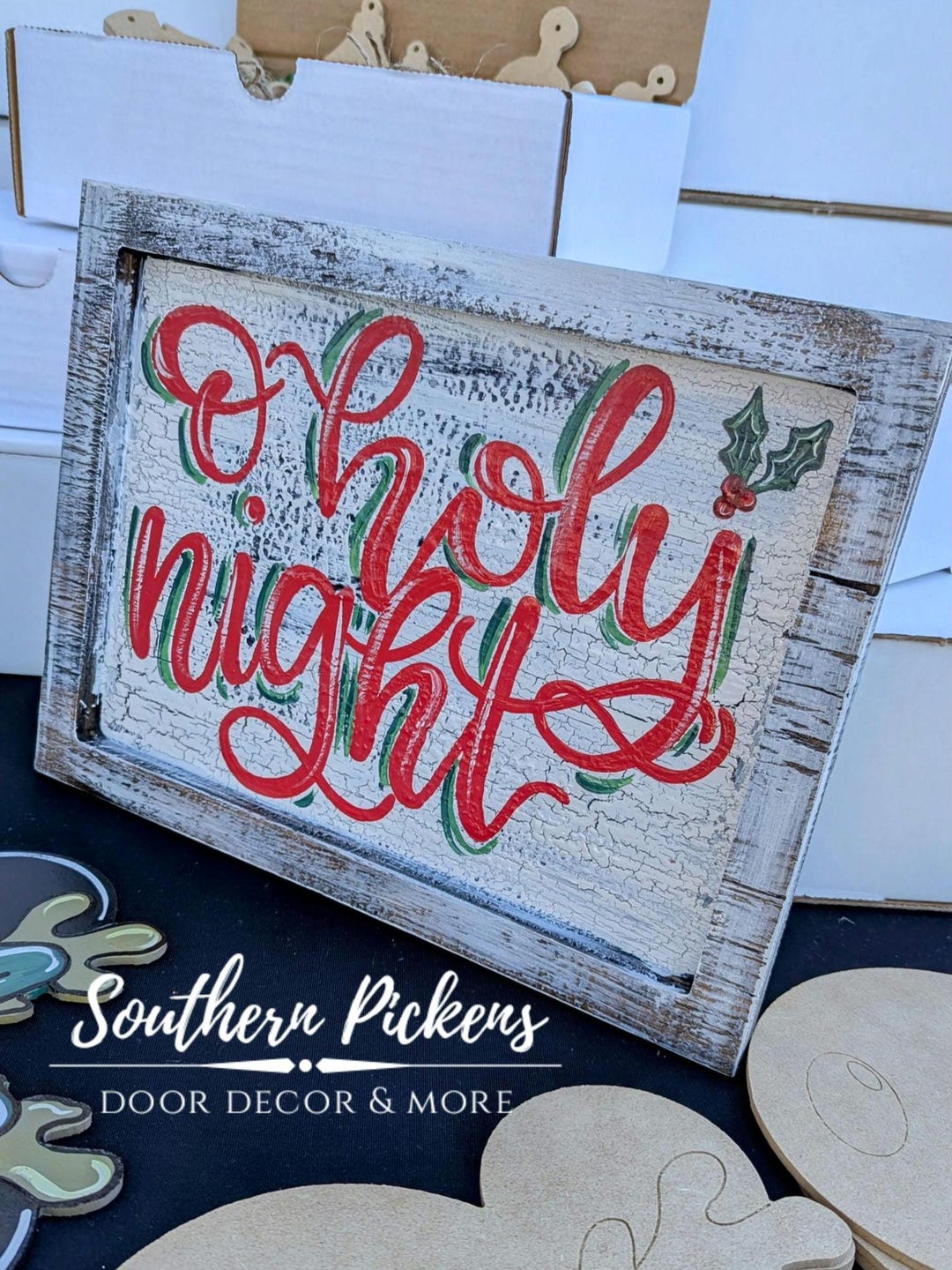 O Holy Night Sign, O Holy Night Wall Decor, O Holy Night Mantle Decor ...