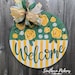 Paw Print School Pride, Wide Paw Door Hanger, Mascot Door Hanger ...