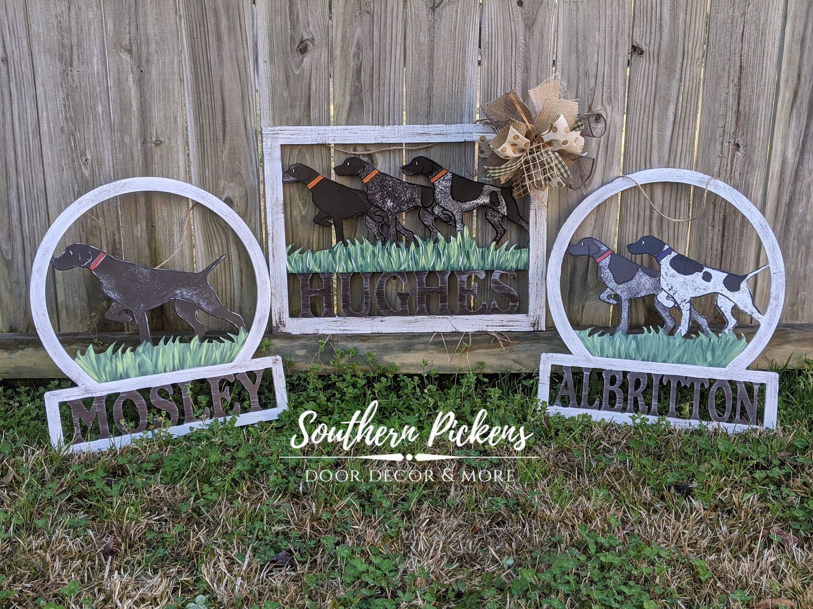 GSP Home Decor | GSP Door Hanger | German Shorthaired Pointer Family ...