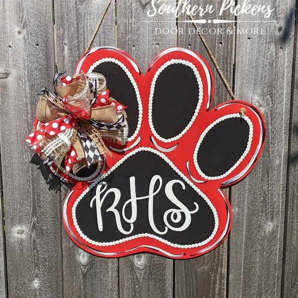 Paw Door Hanger - Etsy