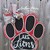 Paw Print School Pride, Wide Paw Door Hanger, Mascot Door Hanger ...