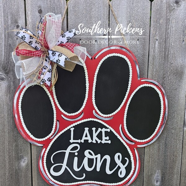 Dog Paw Door Hanger - Etsy