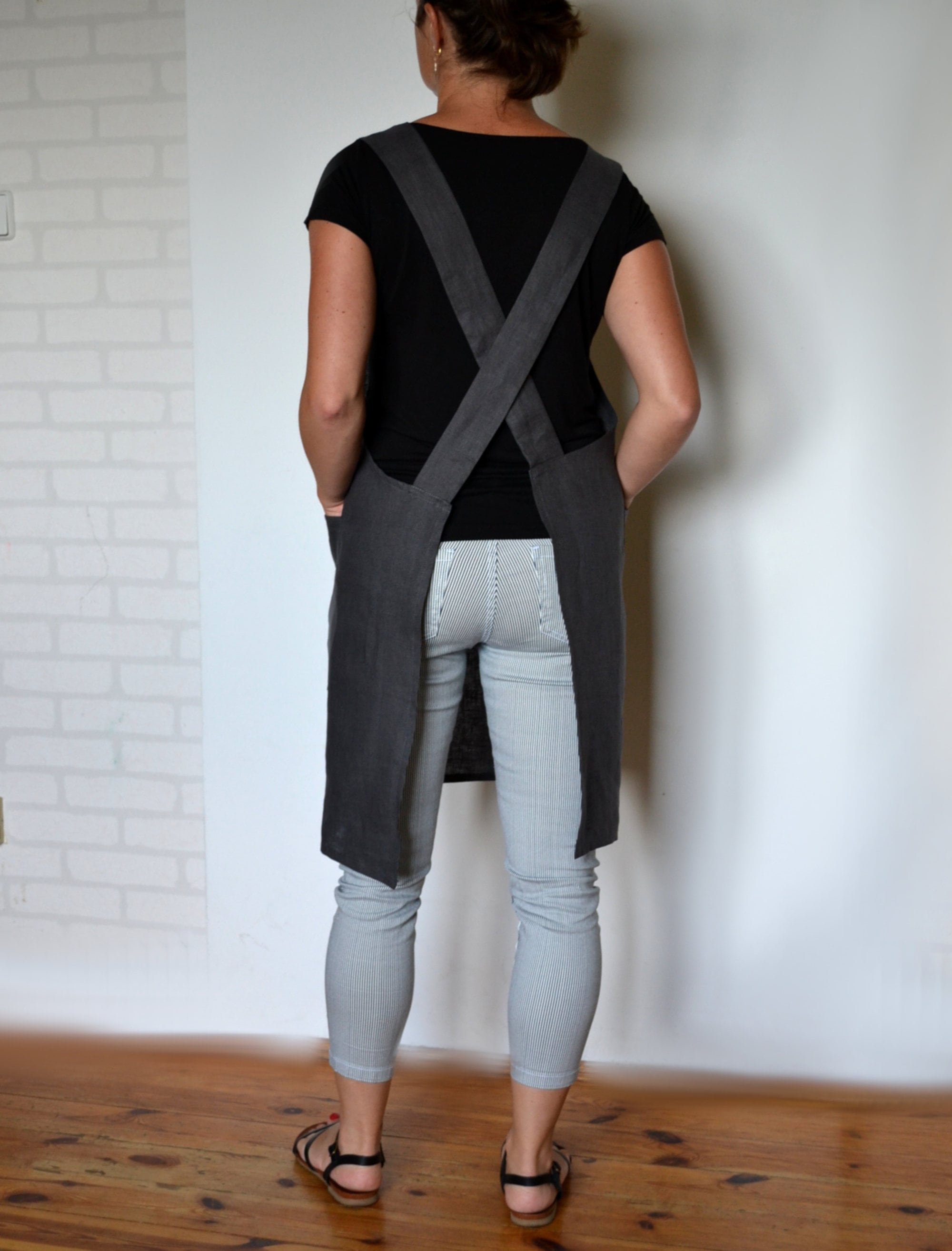 Plus Size Apron Linen Apron Plus Size Linen Apron Apron for | Etsy