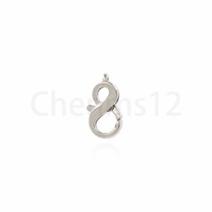 Infinity Symbol Clasp, 18K Gold Filled Spring Clasp, Carabiner ...