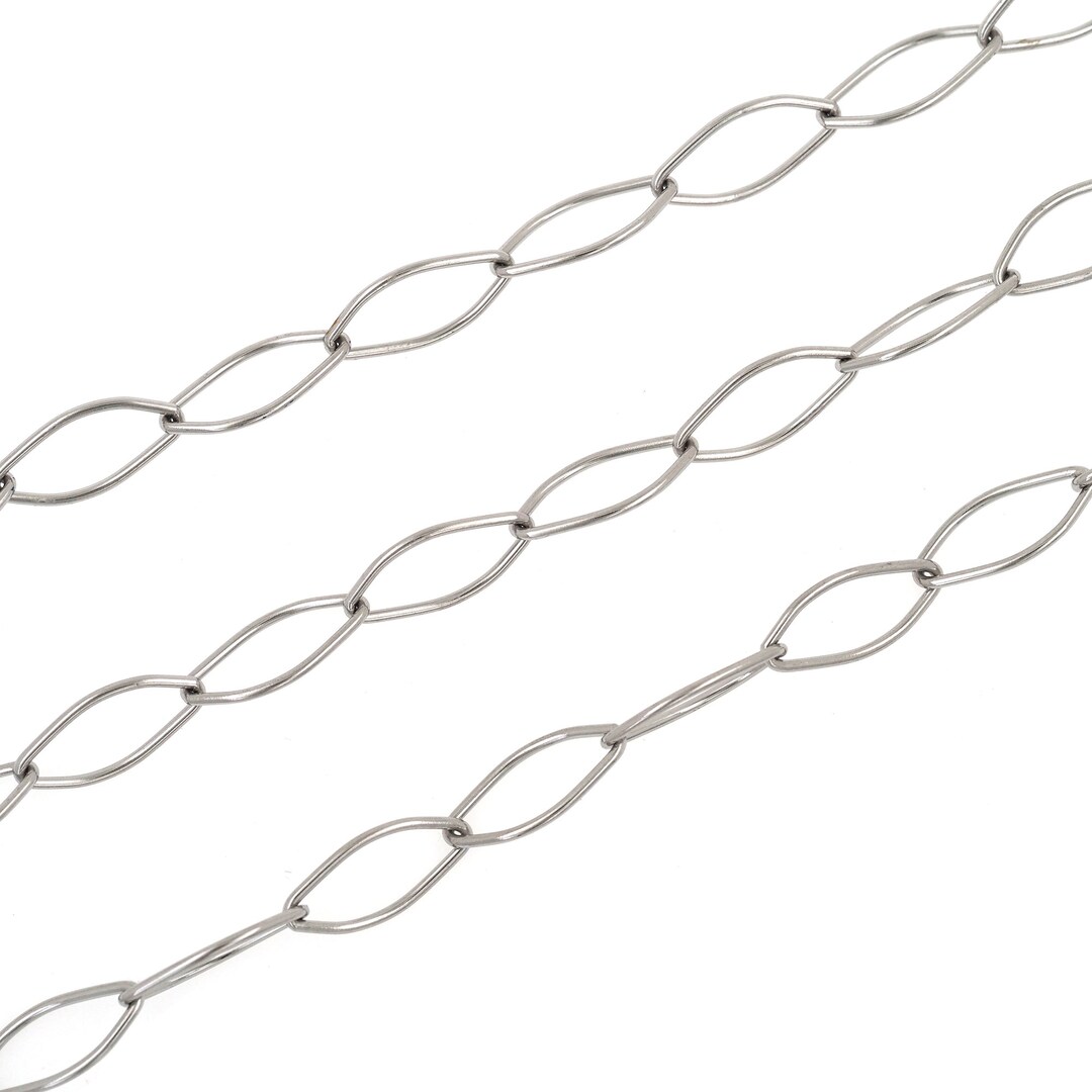 Oval Chain,stainless Steel Chain,welded Chain, Diamond Chain, Silver ...