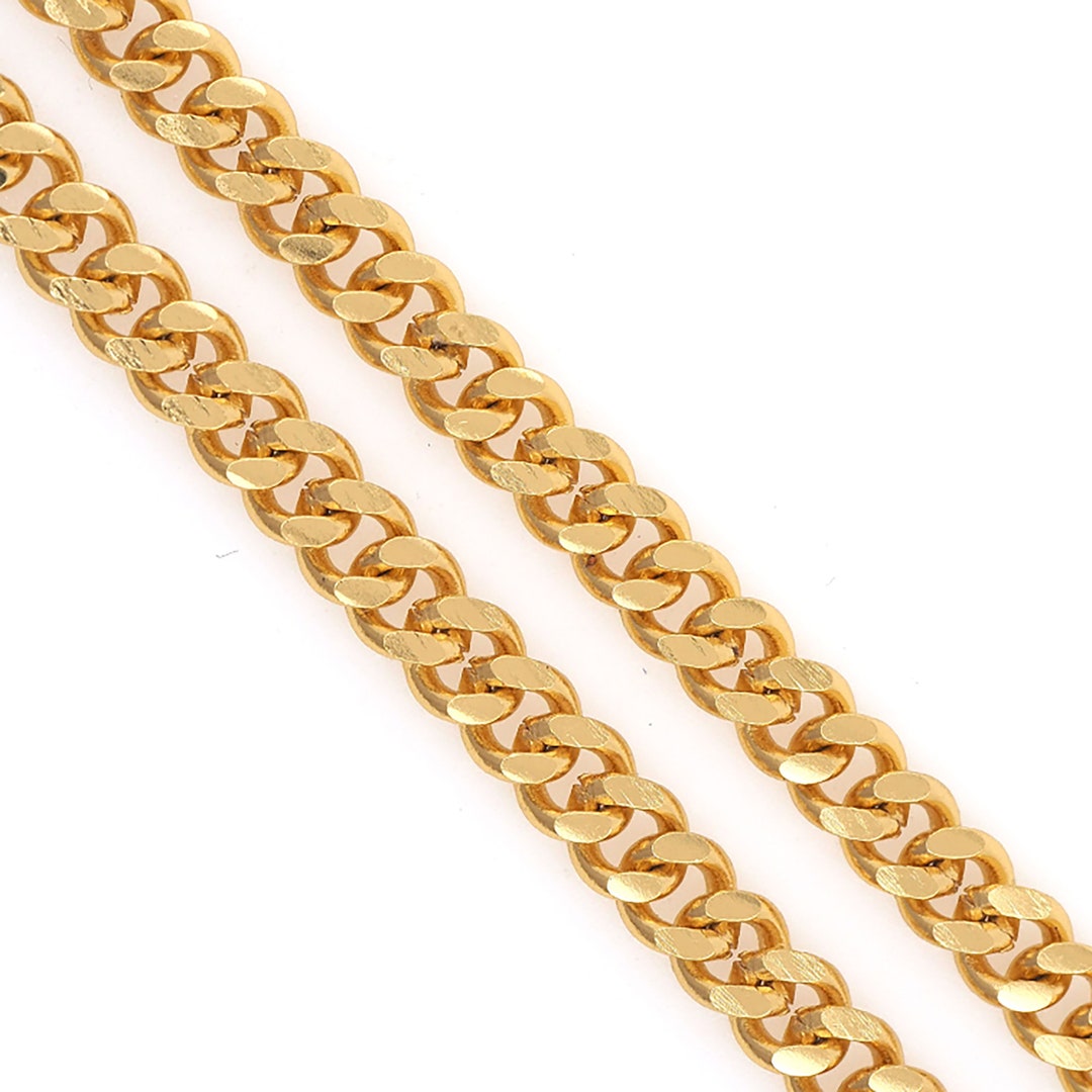 Oval Chain,brazil Chain，diy Necklace Bracelets,18k Gold Filled Semi ...