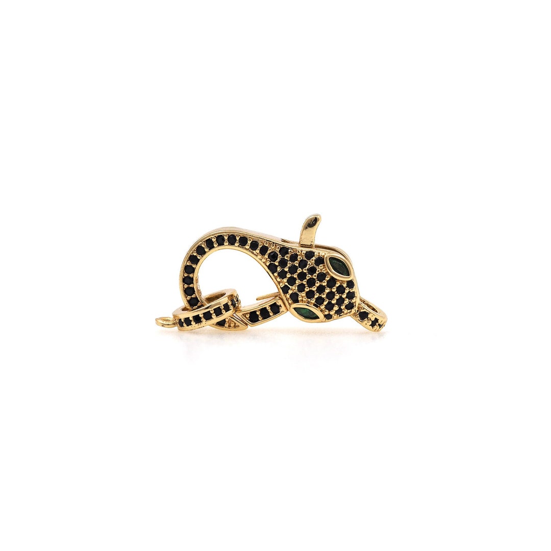 Snake Clasp, Animal Clasp, Lobster Clasp, Micropavé CZ Parrot Clasp ...