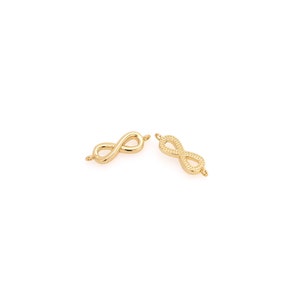 Infinite Symbol Connector, 18K Gold Filled Infinity Charm,symbol ...